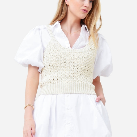 A.L.C. | Tops | Alc Hadley Crochet Tank Top | Poshmark